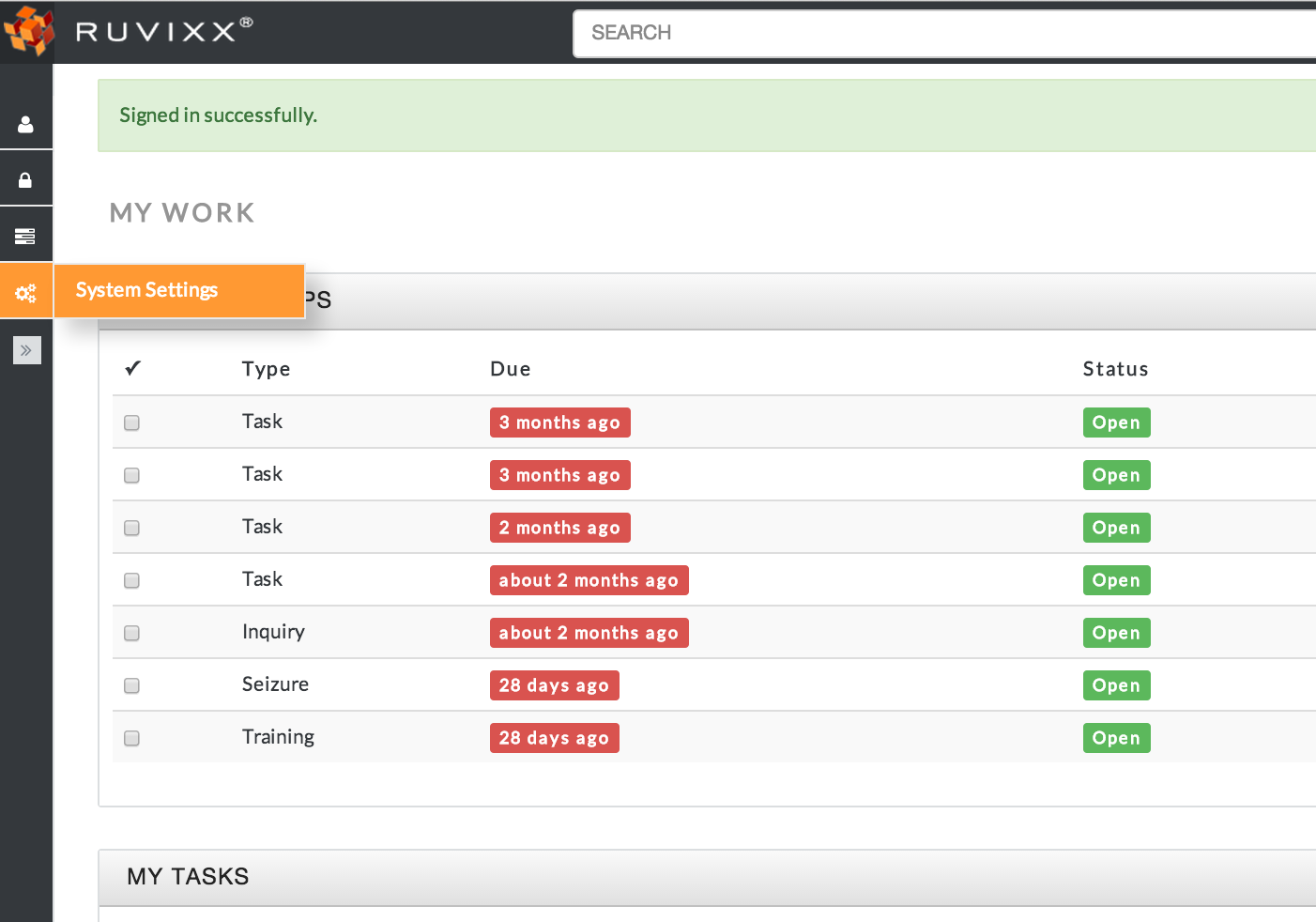Adding Entities – RUVIXX