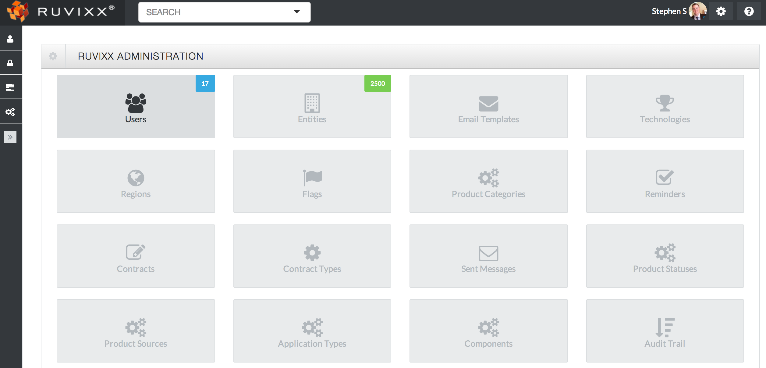 Adding Entities – RUVIXX