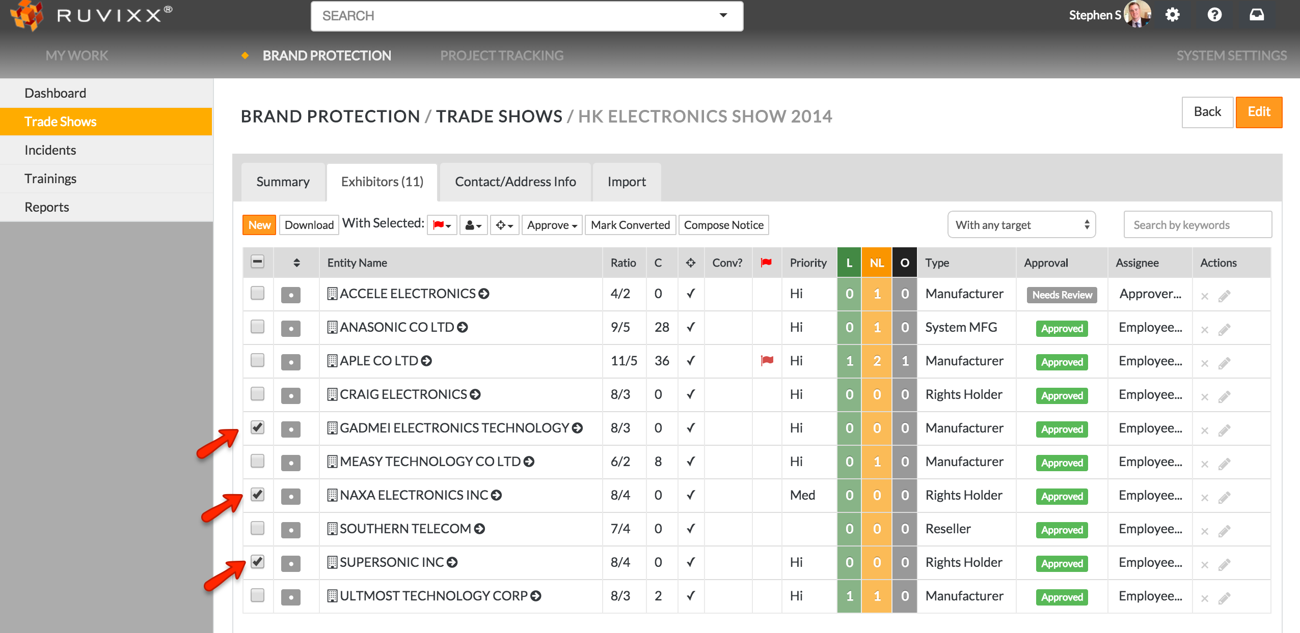 How To Add/Remove FLAG (Target List Entity) – RUVIXX
