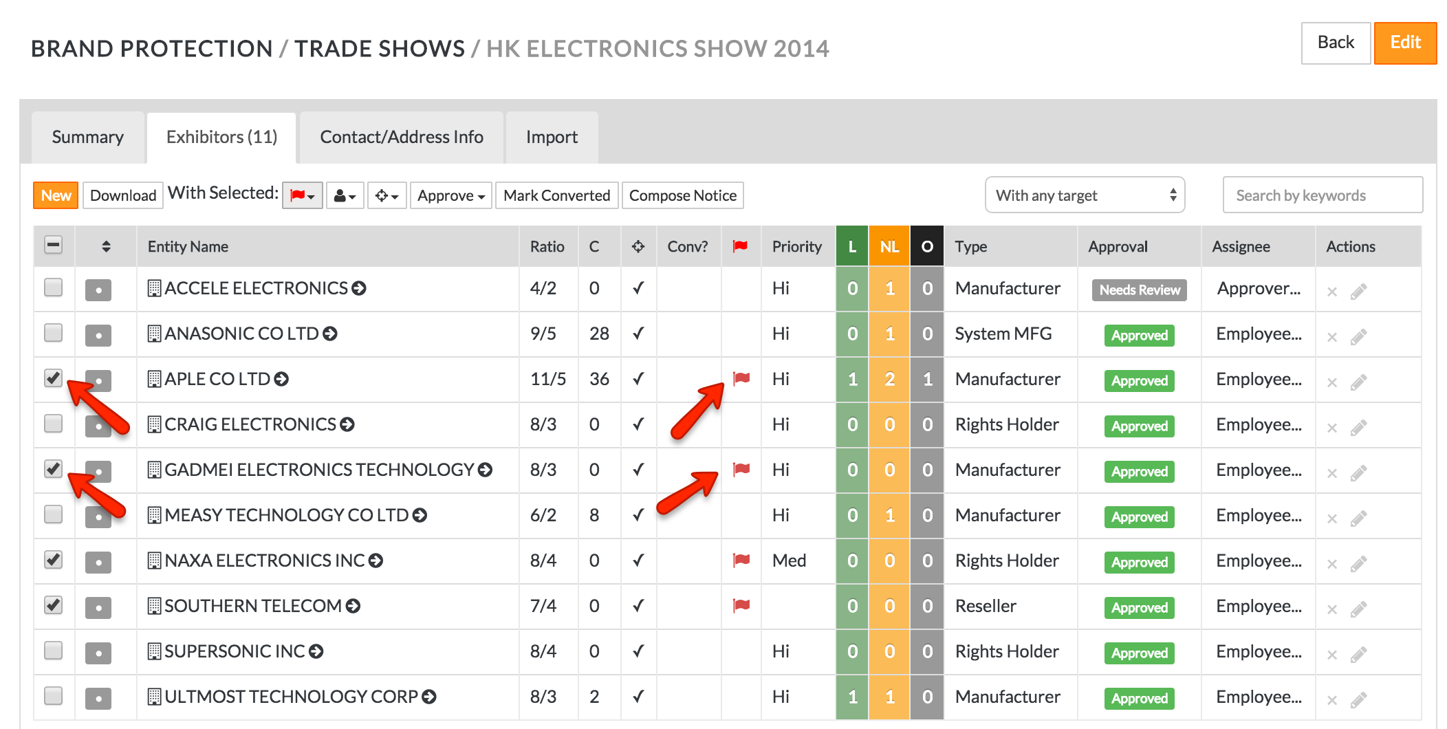 How To Add/Remove FLAG (Target List Entity) – RUVIXX