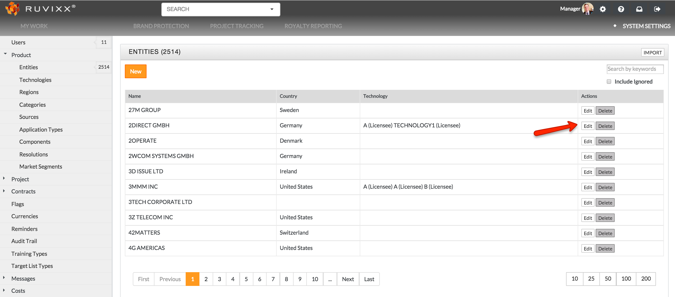 How to Edit Entities – RUVIXX