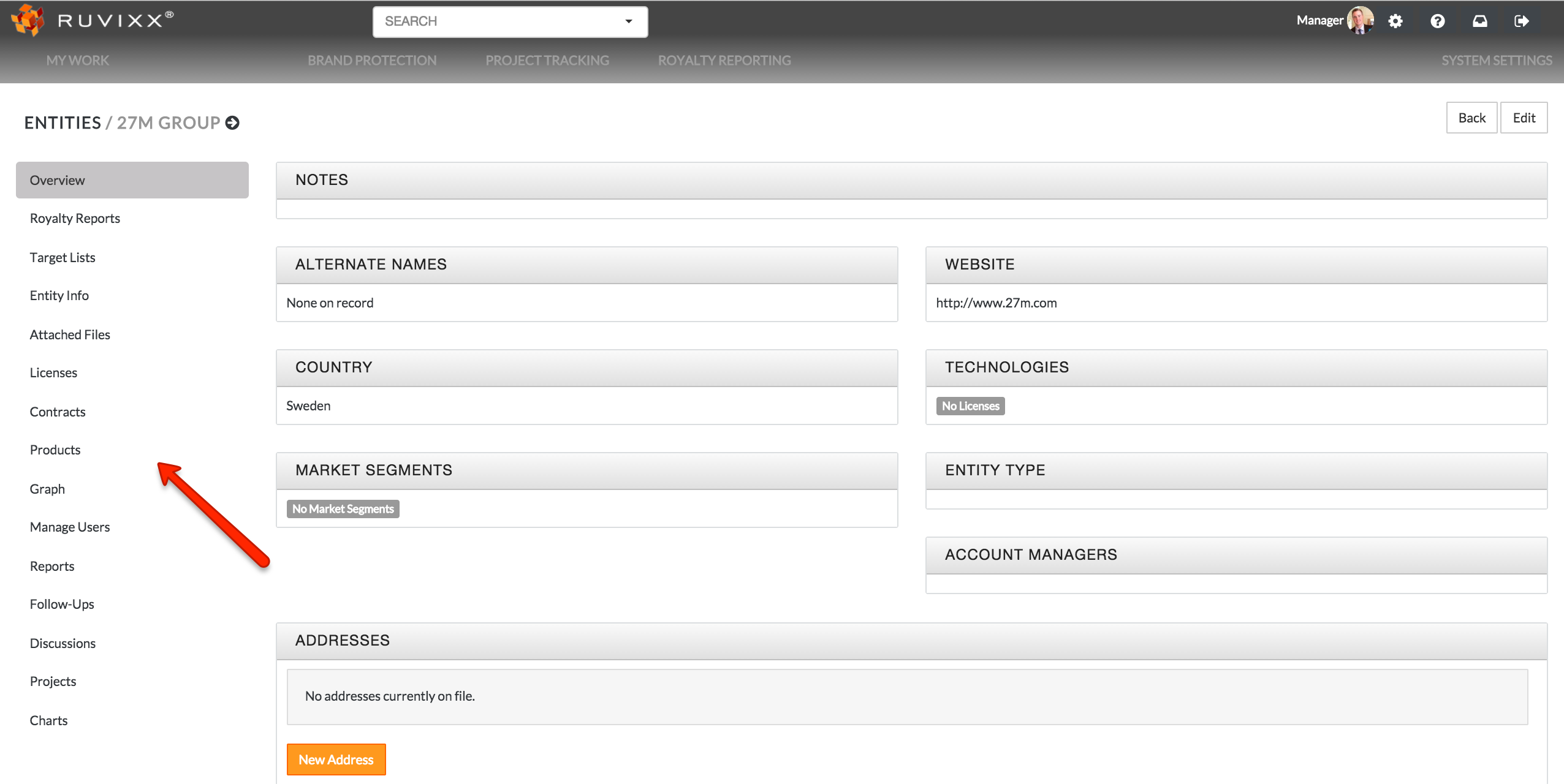 How to Edit Entities – RUVIXX