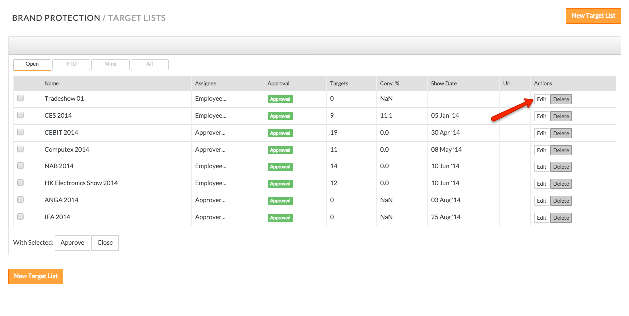 How To Add/Edit Target Lists – RUVIXX