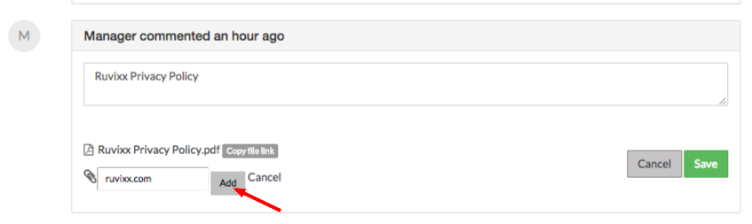 How to Insert and Share a Link in a Task – RUVIXX