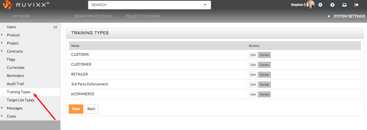 How To Add/Edit Training – RUVIXX